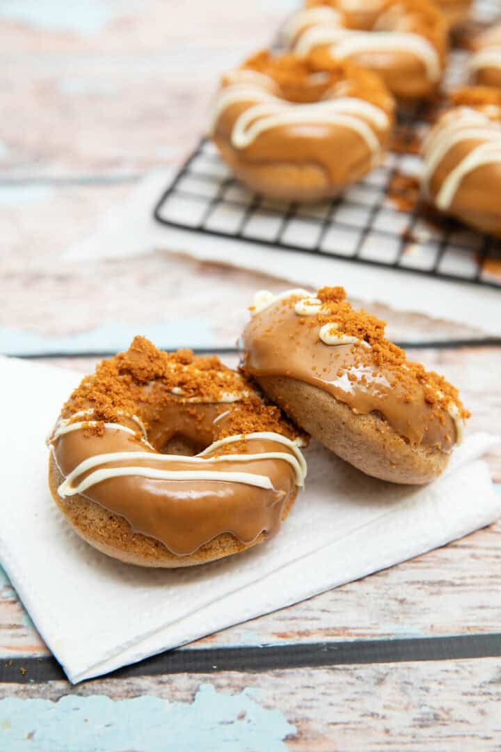 Thermomix Biscoff Glazed Donuts