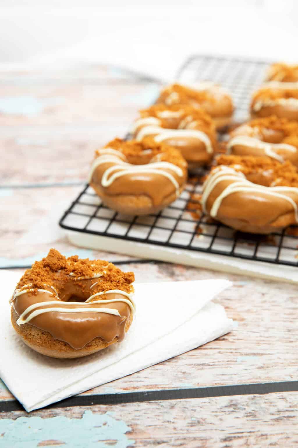 Thermomix Biscoff Glazed Donuts