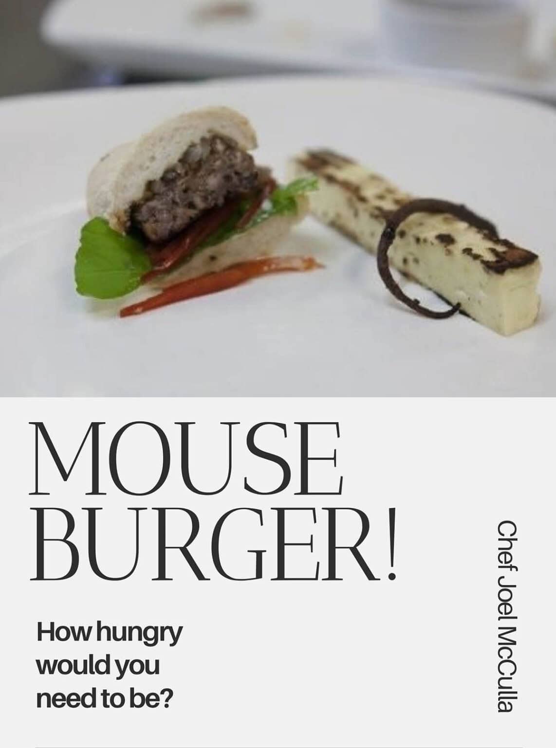 Mouse Burger with Squeaky Fries - An Eccentric Chef Experience
